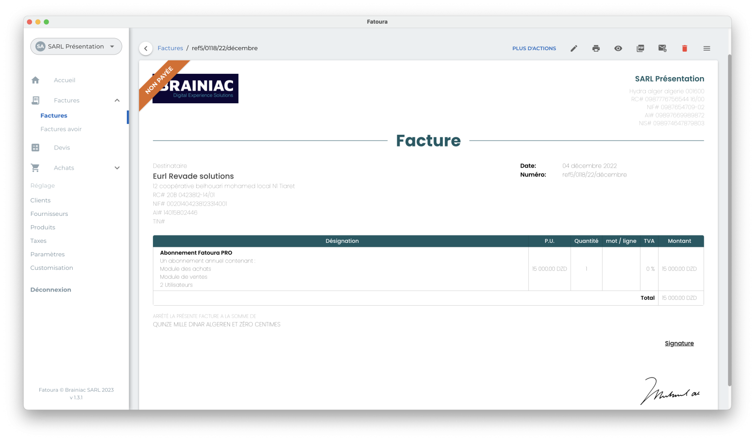 Facture : Informations importantes en Algérie | Fatoura blog