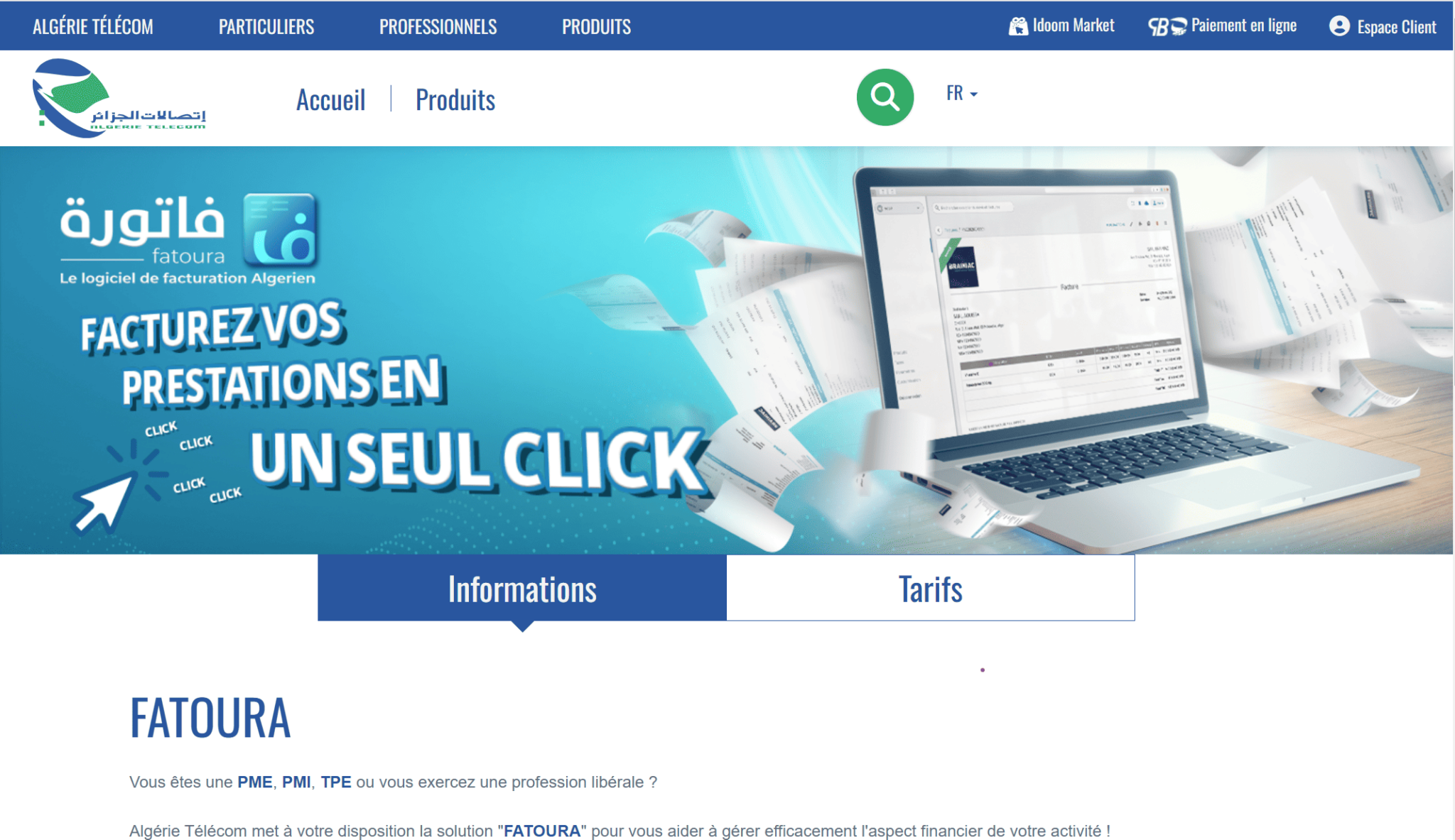 E-paiement des factures Algérie Télécom – Fatoura Blog