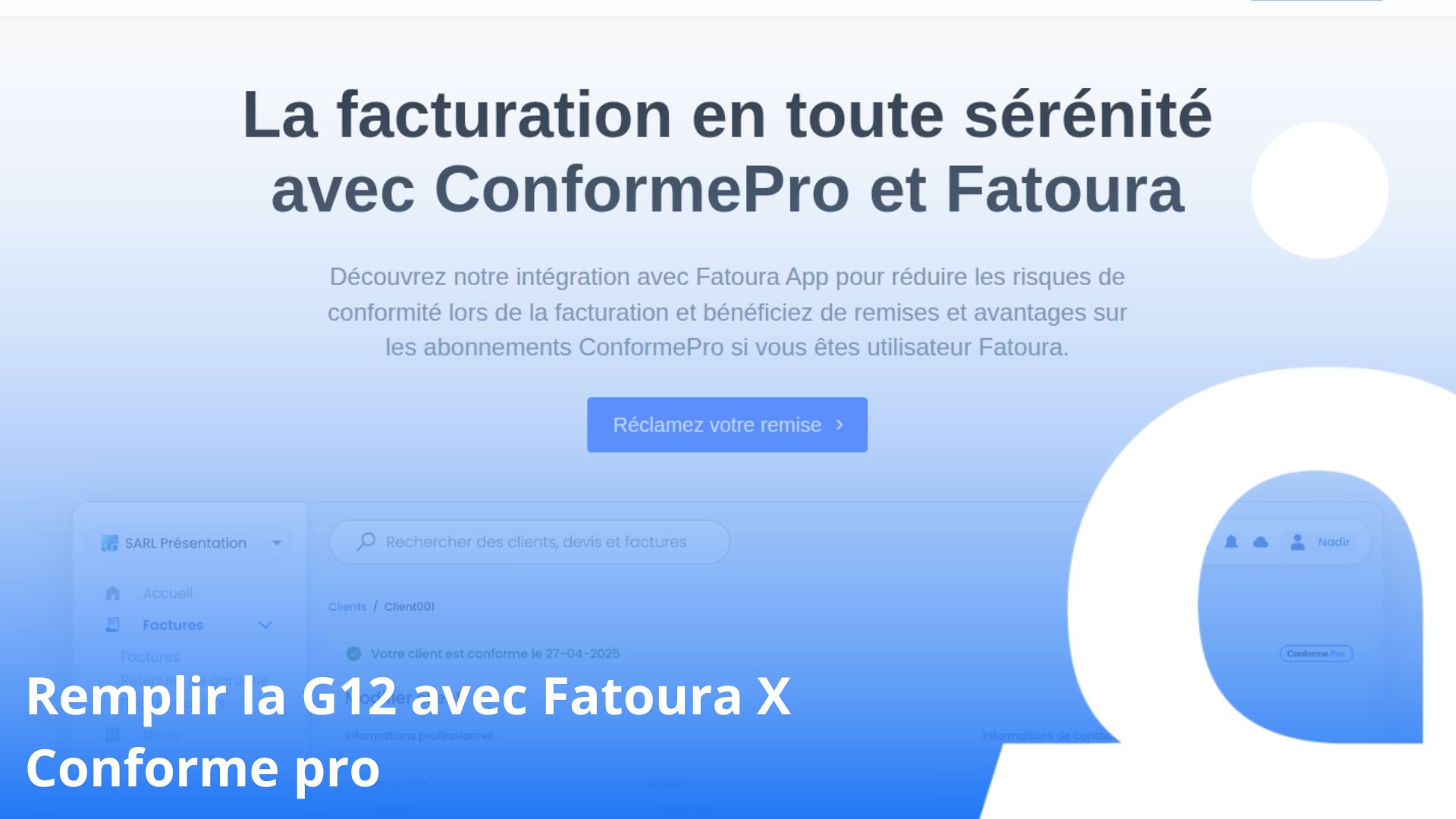 Remplir la G12 avec Fatoura X Conforme pro – Fatoura Blog